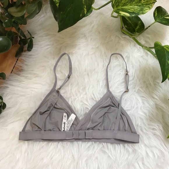 Madewell | Intimates & Sleepwear | New Madewell Grey Steel Micro Mesh ...